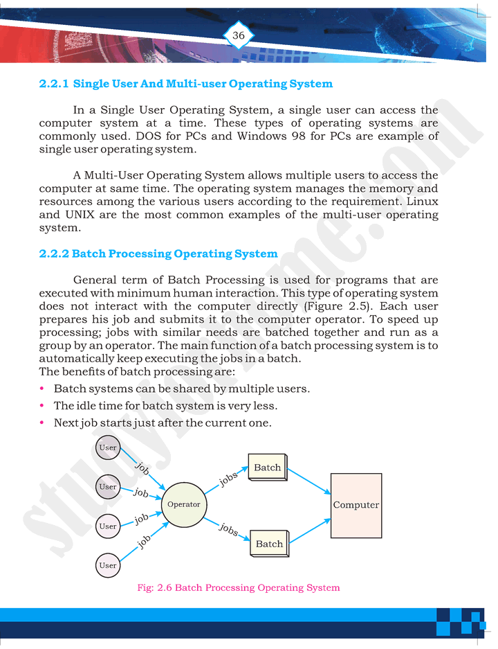 Fundamentals Of Operating System Unit 2 Computer 9th Text Book