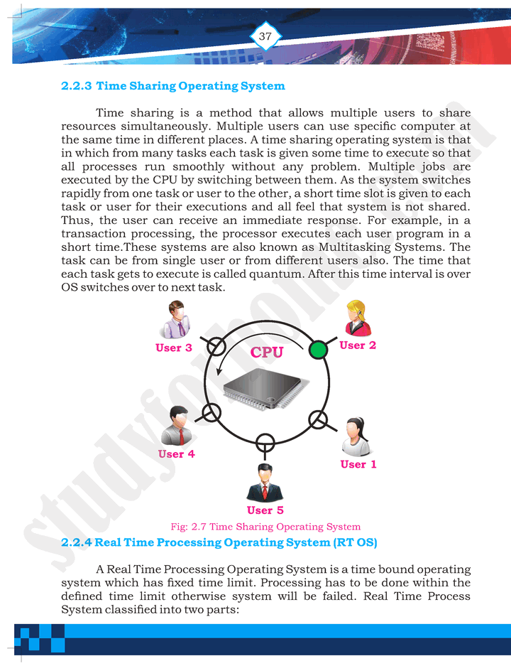 Fundamentals Of Operating System Unit 2 Computer 9th Text Book