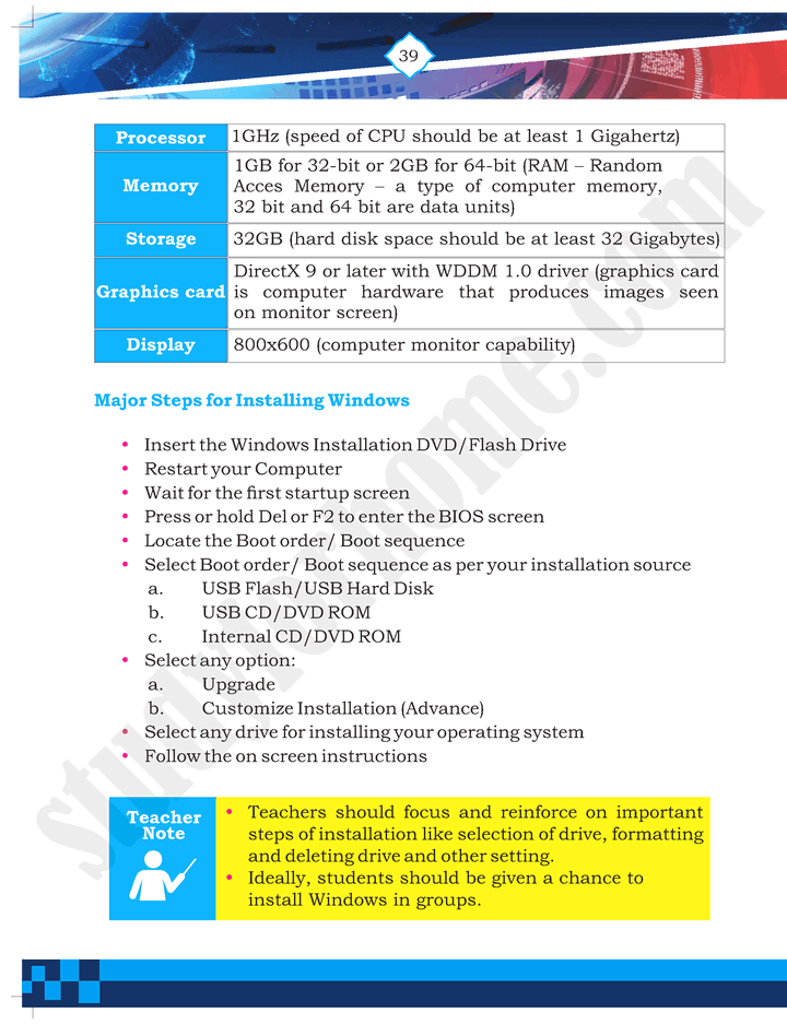 Fundamentals Of Operating System Unit 2 Computer 9th Text Book