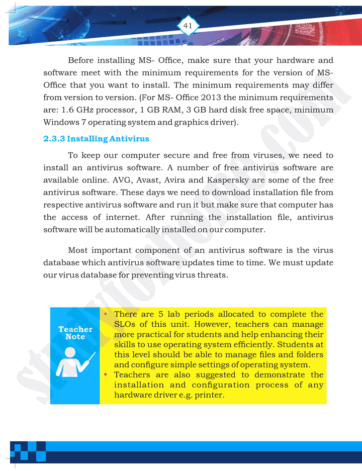 Fundamentals Of Operating System Unit 2 Computer 9th Text Book