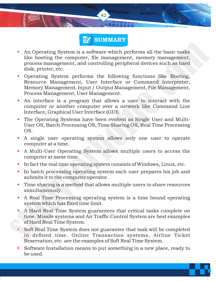 Fundamentals Of Operating System Unit 2 Computer 9th Text Book