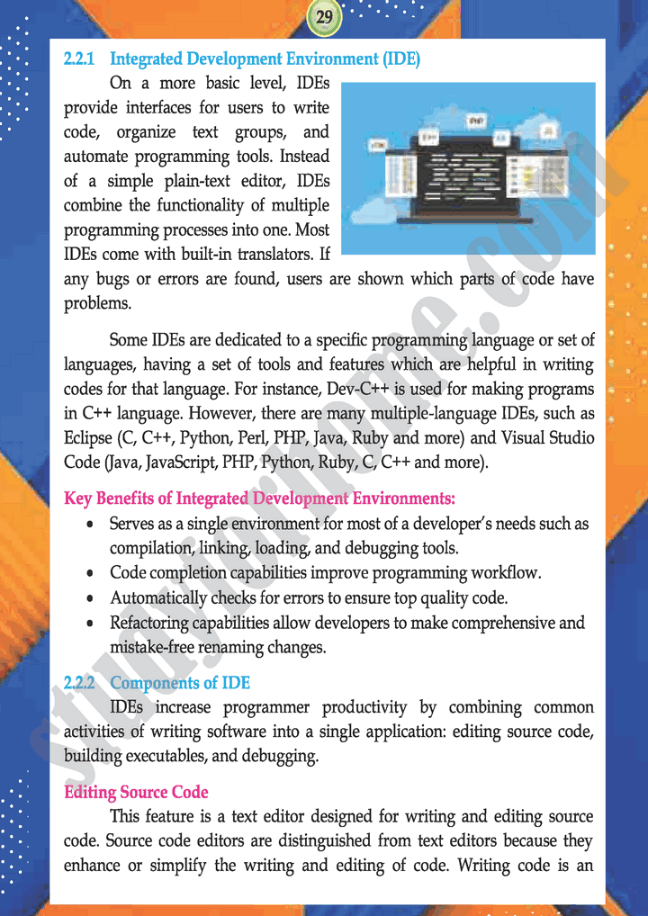 Basics Of Programming In C Unit 2 Computer Science 10th Text Book 4851